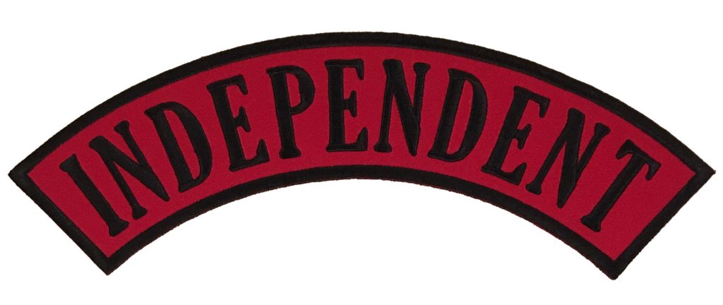 INDEPENDENT TOP ROCKER | ABC PATCHES