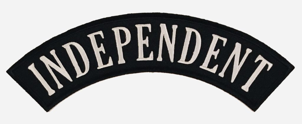 INDEPENDENT TOP ROCKER | ABC PATCHES