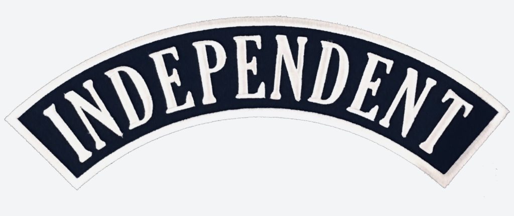 INDEPENDENT TOP ROCKER | ABC PATCHES