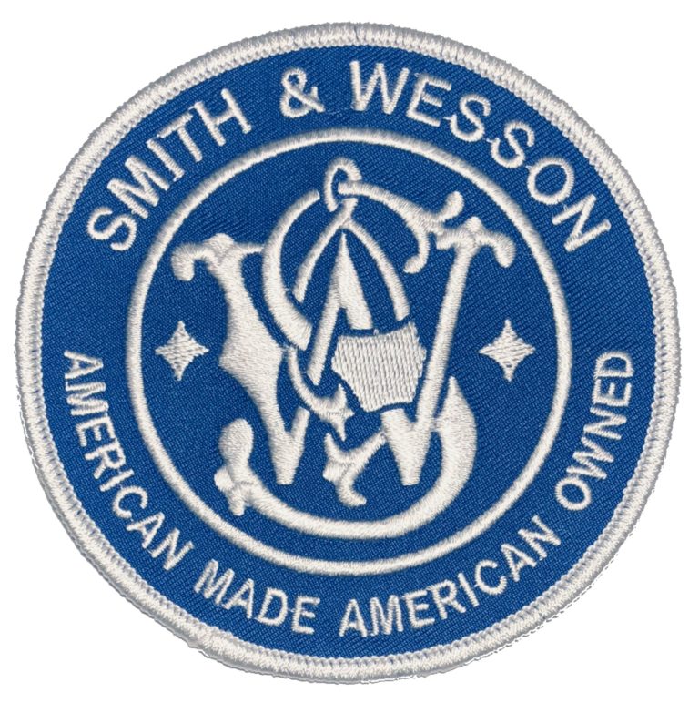 SMALLER 3″ SMITH AND WESSON GUN AMERICAN MADE AMERICAN OWNED PATCH ...