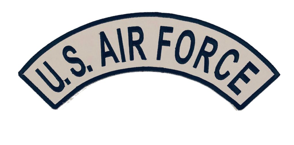 U.S. AIR FORCE VETERAN TOP & BOTTOM ROCKER SET | ABC PATCHES