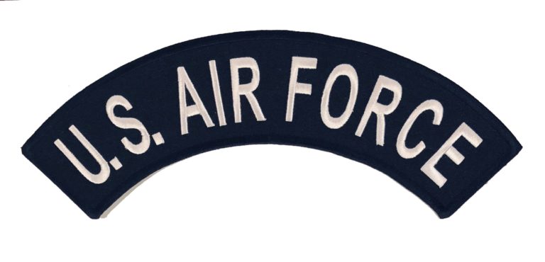 U.S. AIR FORCE VETERAN TOP & BOTTOM ROCKER SET | ABC PATCHES