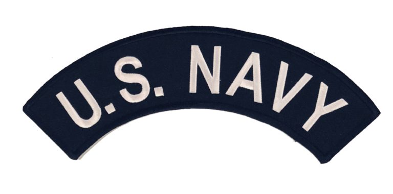 U.S. NAVY VETERAN TOP & BOTTOM ROCKER SET | ABC PATCHES