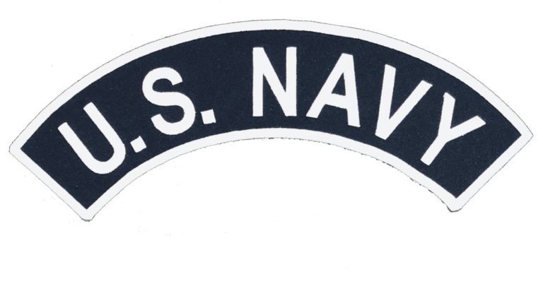 U.S. NAVY VETERAN TOP & BOTTOM ROCKER SET | ABC PATCHES