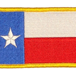 US FLAG GOLD BORDER PATCH – ABC PATCHES