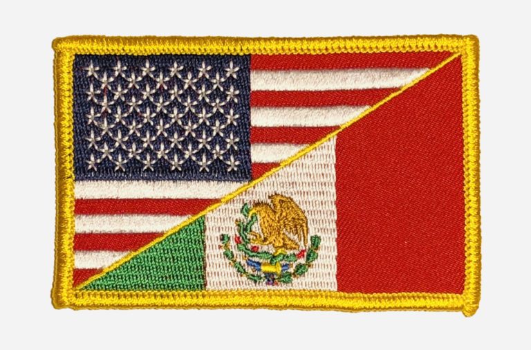 US/MEXICO FLAG PATCH | ABC PATCHES