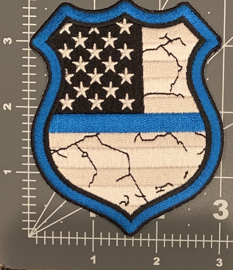 SUPPORT THE POLICE BACK THE BLUE US FLAG PATCH | ABC PATCHES