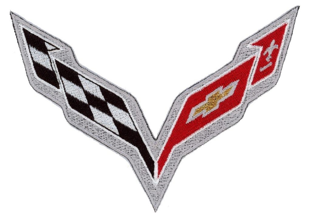 VINTAGE STYLE CORVETTE RACING WINGS 2020 2014 – 2019 C7 PATCH – ABC PATCHES