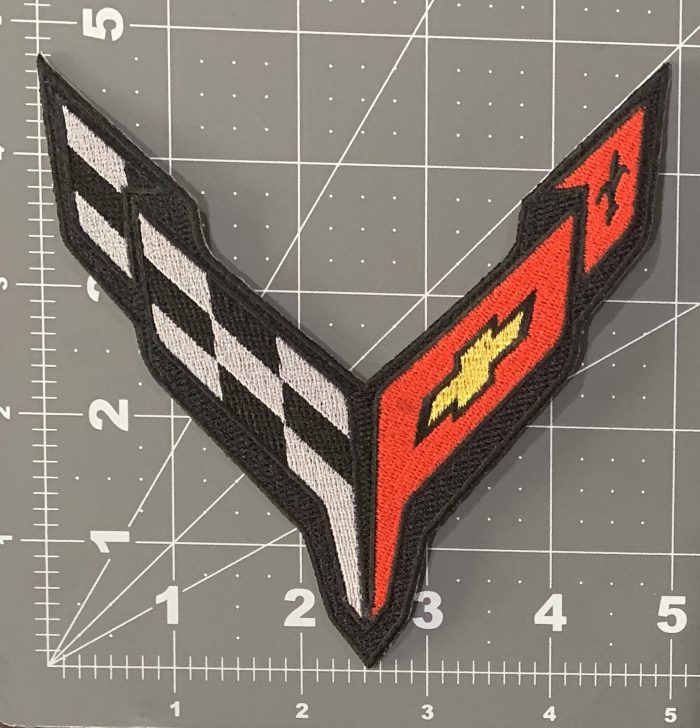 VINTAGE STYLE CORVETTE RACING WINGS 2020 C8 PATCH | ABC PATCHES