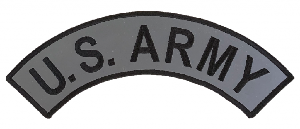 U.S. ARMY TOP ROCKER REFLECTIVE PATCH | ABC PATCHES