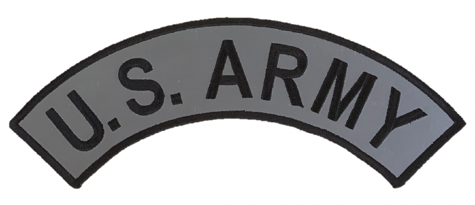 U.S. ARMY TOP ROCKER REFLECTIVE PATCH | ABC PATCHES
