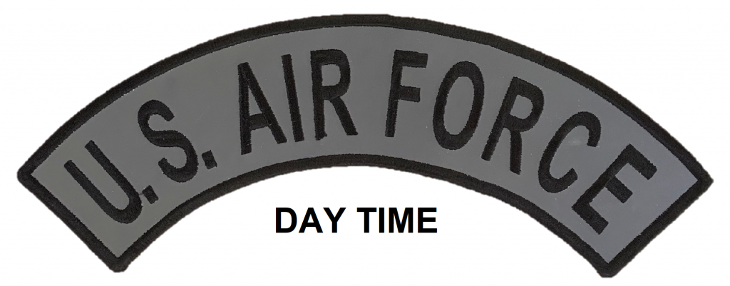 U.S. AIR FORCE VETERAN TOP & BOTTOM ROCKER REFLECTIVE SET PATCH | ABC ...