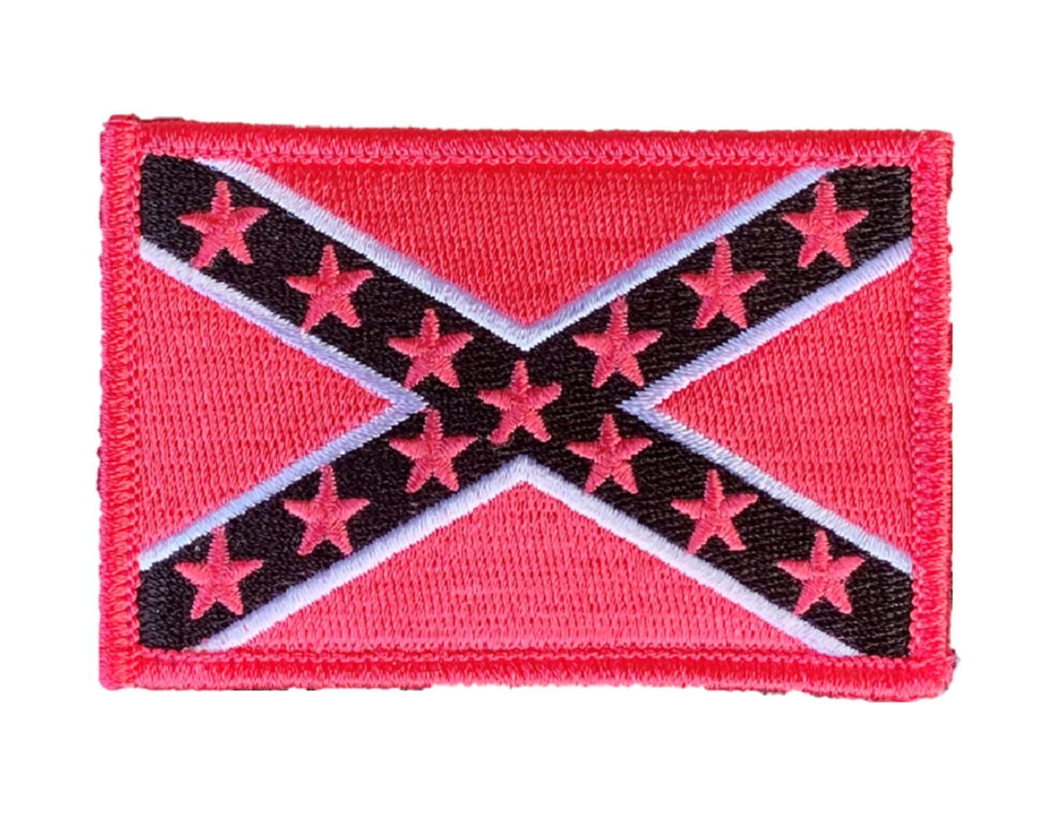 PINK CONFEDERATE BATTLE FLAG PATCH | ABC PATCHES