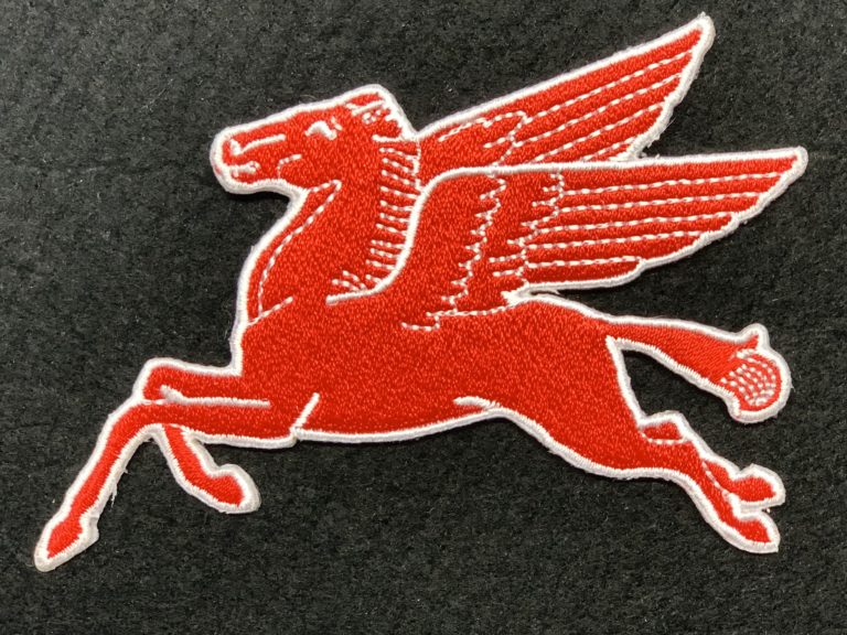 VINTAGE STYLE LEFT FACING PEGASUS PATCH | ABC PATCHES