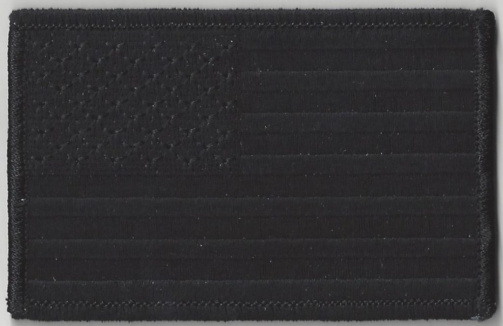 BLACKED OUT U.S. FLAG PATCH | ABC PATCHES