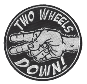 TWO WHEELS DOWN PATCH | ABC PATCHES