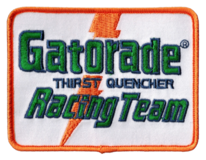 VINTAGE STYLE GATORADE RACING TEAM THIRST QUENCHER PATCH | ABC PATCHES